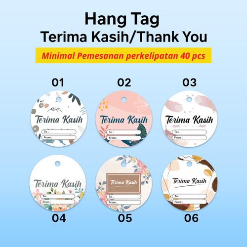 Jual Hang Tag Bulat / Hang Tag Thank You / Hang Tag Terima Kasih /Tag ... Jual Hang Tag Bulat / Hang Tag Thank You / Hang Tag Terima Kasih /Tag ...