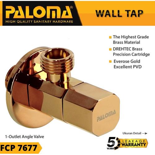 Jual PALOMA FCP 7677 Keran Stop Toilet WC Jet Shower Valve Tembok Kran ...