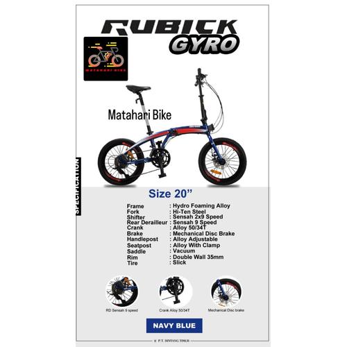 Jual Sepeda Genio Rubick Gyro Uk. 20" - Hitam - Kota Depok - TOKO ...