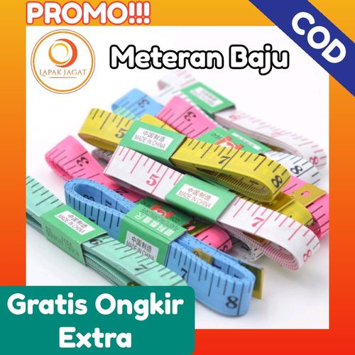 Jual Meteran Jahit Baju Celana / Meteran Kain Alat Ukur Multifungsi 150 ...