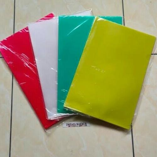 Jual map L A4 warna/pack isi 12pc - Jakarta Selatan - Naura Stationery ...