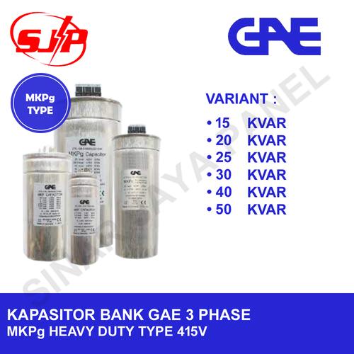 Jual KAPASITOR BANK GAE TYPE MKPG 3 PHASE 415V 15/20/25/30/40/50 KVAR ...