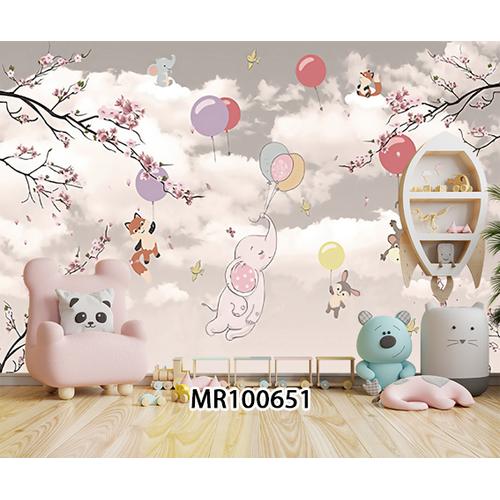 Jual PHOTOWALL MURAL 3D CUSTOM MOTIF BONEKA TAMAN BERMAIN KAMAR ANAK ...