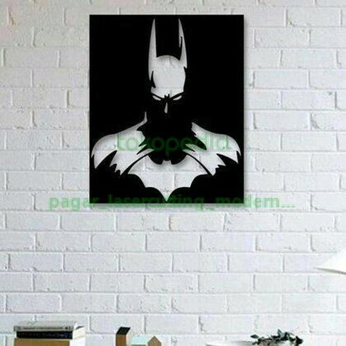 Jual Lukisan dinding | Hiasan Dinding | Laser cutting metal | Batman ...