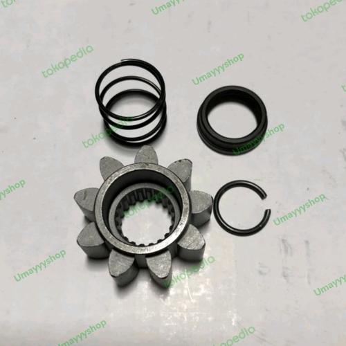 Jual gear bendix gigi bendix starter kecil with cover kit ps100,ps120 9T - Jakarta Pusat ...