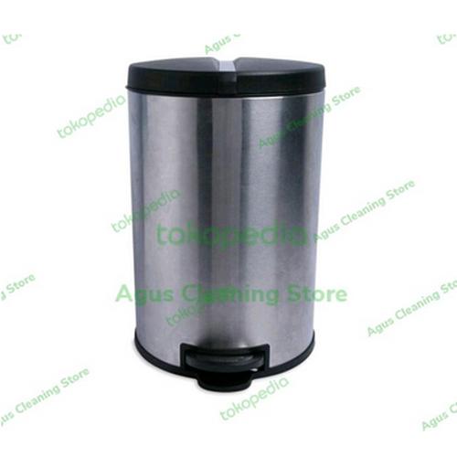Jual Tempat Sampah Stainless 20 Liter Tempat Sampah Injak Pedal Garbin - Bubble wrap - Jakarta ...