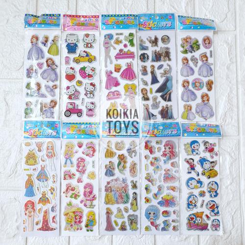 Promo Stiker karakter anak stiker timbul tempelan karakter sticker ...