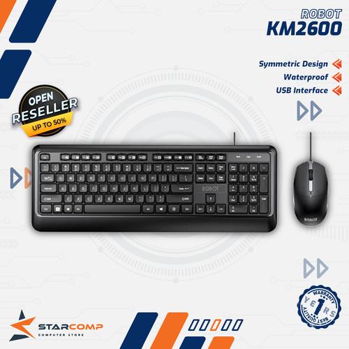 Jual Robot KM2600 Keyboard & Mouse Wired Combo - Kota Semarang ...