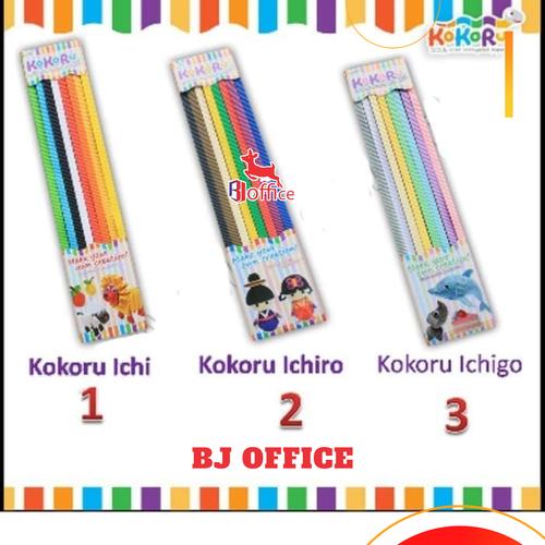 Jual Kokoru Kertas Bergelombang Ichi Ichiro Ichigo 1,3 x 50 cm / WARNA ...