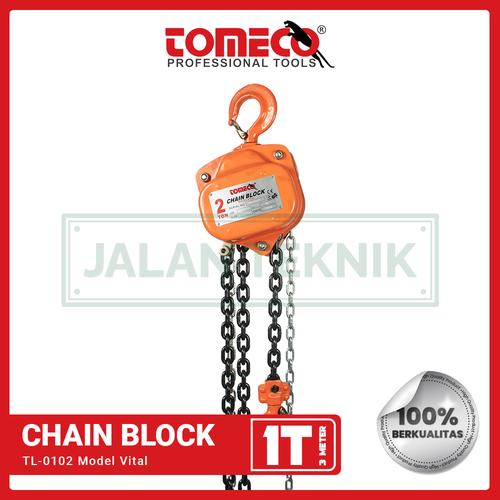 Jual Takel 1ton x 3m Chain Block Model Vital Tomeco TL0102 - Jakarta ...