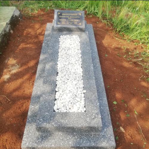 Jual Bangunan Makam Kijing makam bahan beton lapisan granit marmer 2 ...