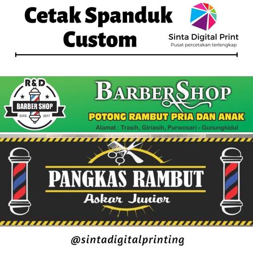 Jual Cetak Spanduk Salon Pangkas Rambut Custom / Banner Flexy - Kab ...