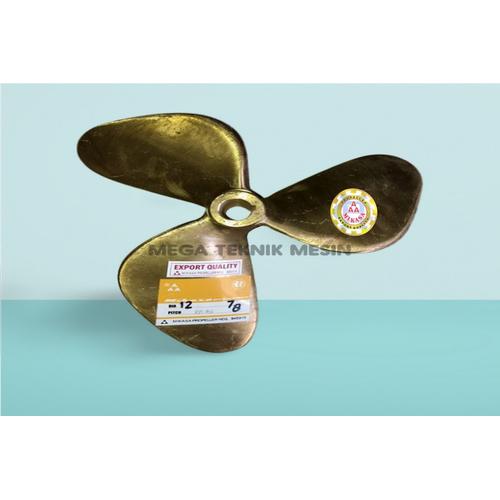 Jual Propeller 3 Daun Bulat Kipas Propeller Kapal Mikasa 24 25 26 27-29 ...