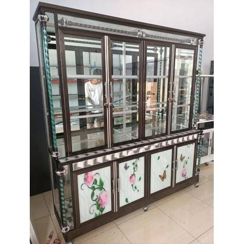 Jual Lemari Pajangan Alumunium 4 Pintu / Bufet Alumunium - Kota Bekasi ...