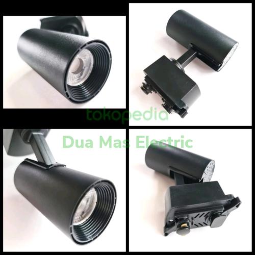 Jual LAMPU RELL TRACK LED SOROT LAMPU REL TRACKLIGHT SPOTLIGHT 10 Watt ...