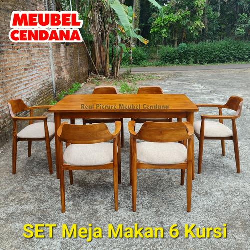Jual set kursi meja makan cafe rumah makan keluarga resto kayu jati - Kab. Jepara - meubel ...