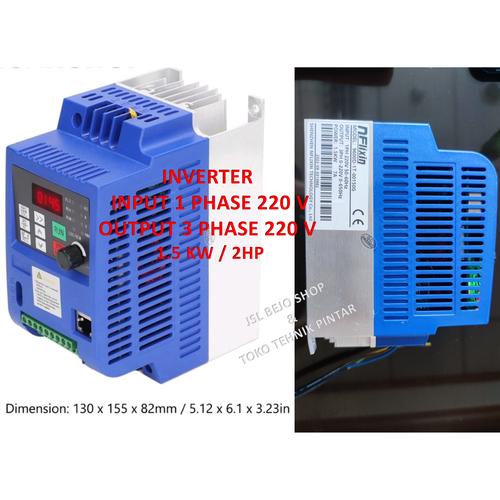 Jual VFD Inverter 9600D NFLIXIN input 1 phase 220V Output 3 Phase 0‑220V - 2.2KW/3HP - Kab ...