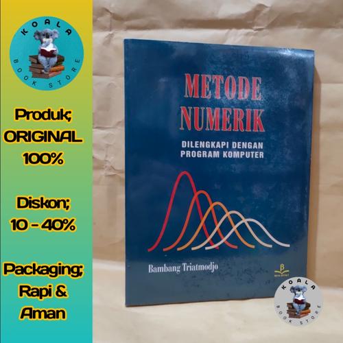 Jual Buku METODE NUMERIK Dilengkapi Dengan Program Komputer - Kota Yogyakarta - Koala Books ...