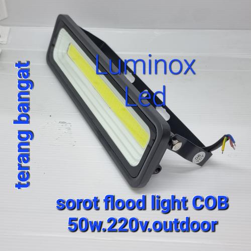 Jual lampu sorot led cob 50w 50watt / tembak flood light 50 watt 220volt - Jakarta Barat ...