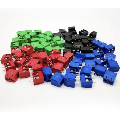 Jual Terminal Block KF301 Connector 5.0mm Straight 2P PCB Screw - Hijau ...