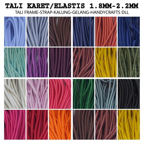 Jual Tali Elastis Karet 2mm String Frame Tenda Ikat Rambut Masker Jaket ...