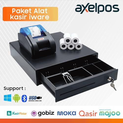 Promo PAKET ALAT KASIR ANDROID PRINTER BLUETOOTH - CASH DRAWER - 5 ...
