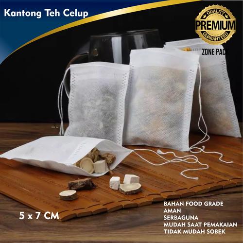 Promo Kantong Teh Celup 5x7CM | Tea Bag | Teh Celup Serbaguna Zone Pack ...