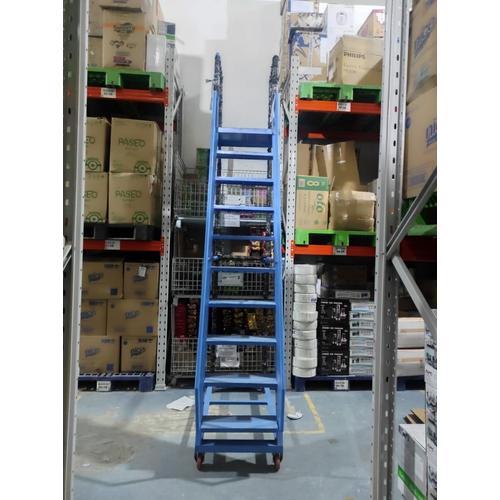 Jual Tangga Dorong Tinggi 3 Meter ,Tangga Dorong Gudang dan Supermarket ...