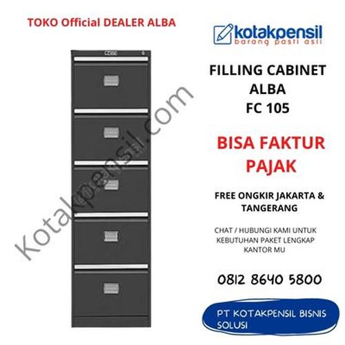 Jual Filling Cabinet 5 Laci ALBA FC 105 Filing Cabinet - Free Ongkir ...