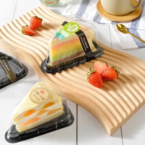 Promo korean Tray Mika SEGITIGA Cake Box Dus Mika Mini Cake Tray Mika ...
