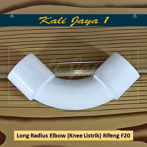 Jual Rifeng Knee Pipa Listrik Long Radius Elbow F20 / Fitting Conduit ...