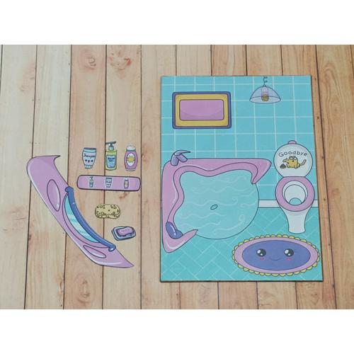 Jual Papan Board Magnet Bp Bpan Mainan Anak Bongkar Pasang Baju Bath ...