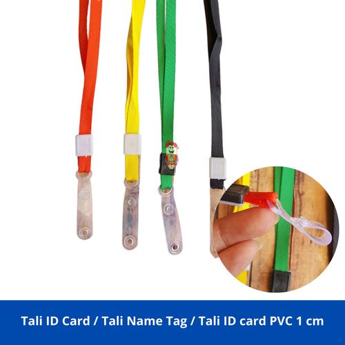 Promo Tali ID Card / Tali Name Tag / Tali ID card PVC 1 cm - Orange ...