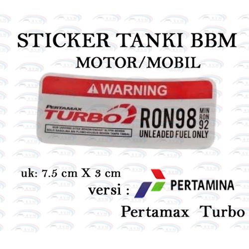 Jual STICKER STIKER TUTUP TANKI TANGKI BENSIN MOBIL MOTOR PERTAMINA ...