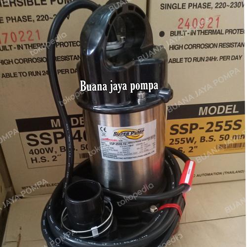 Jual POMPA CELUP MITSUBISHI SSP 255 S SUBMERSIBLE PUMP 250Watt 15 Inch ...