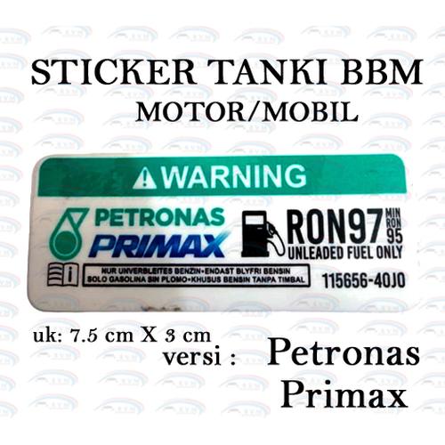 Jual STIKER TUTUP TANKI TANGKI BENSIN BAHAN BAKAR MOBIL MOTOR PETRONAS ...