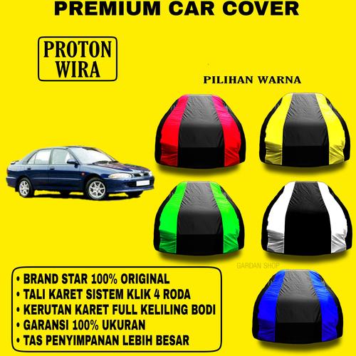 Jual Sarung Mobil PROTON WIRA Strip 2 WARNA Body Cover Penutup Proton ...