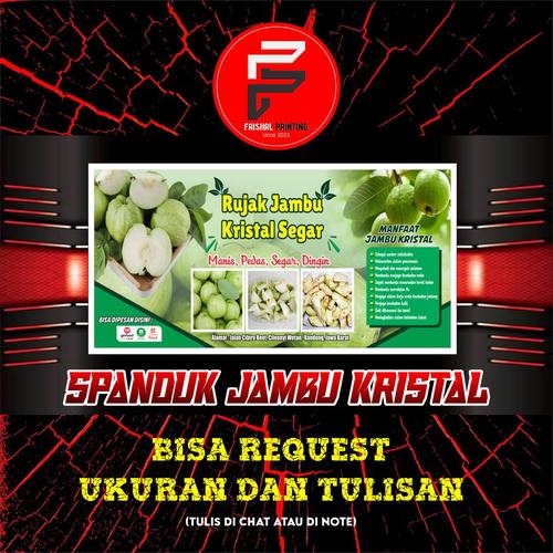 Jual Spanduk/Banner Rujak Jambu Kristal Ukuran 2 x 1 meter - Kab ...