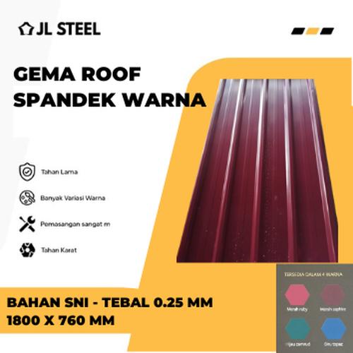Jual Atap Spandek Spandex Warna Nok galvalum - Bahan SNI Tebal FULL ...