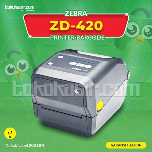 Jual Zebra ZD420 Printer Label Cetak Barcode Resi 300 DPI - Kota ...