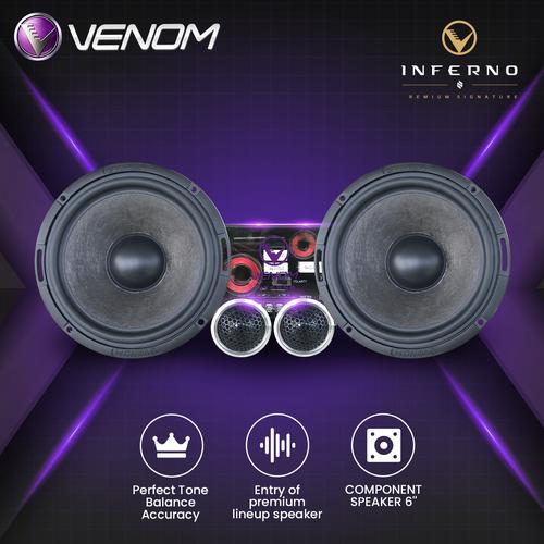 Promo Venom Inferno Series VIN 6 E Speaker Mobil Split 2 Way 6 Inch ...