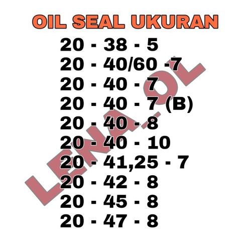 Jual OIL SEAL UKURAN IRS 11 - 20x40x8 - Jakarta Utara - Lena_OL | Tokopedia