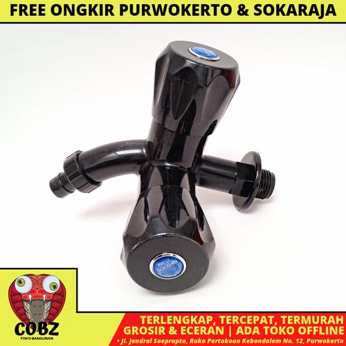 Jual 1/2 IN / NEW SOLIGEN S10 Kran Air Cabang Double Shower Plastik PVC ...