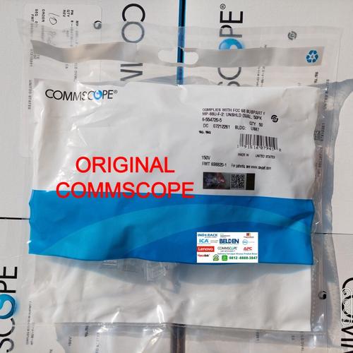 Jual RJ45 AMP Commscope Connector RJ 45 Original UTP CAT 5 Konektor - 1 ...