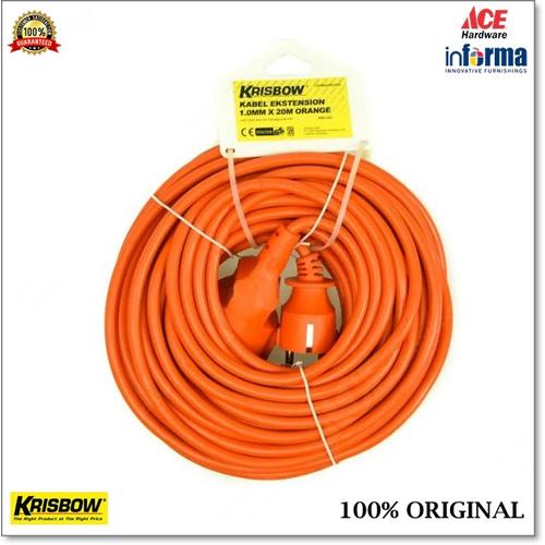 Jual Kabel Rol Stop Kontak Ace Krisbow Kabel Ekstensi panjang 10/20 Mtr ...