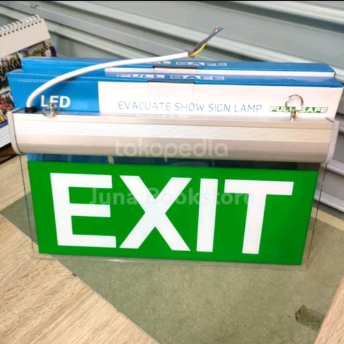 Jual LAMPU EXIT LED LAMPU DARURAT EXIT SIGN EMERGENCY LED ACRYLIC - gambar orang - Jakarta Barat ...