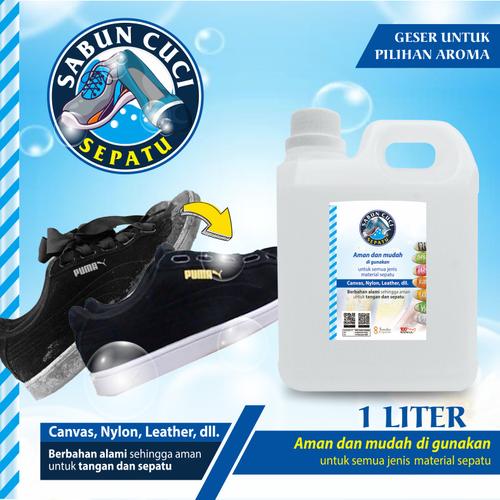 Jual Sabun Cuci Sepatu/ Cairan Pembersih Sepatu AromaSegar Kemasan ...
