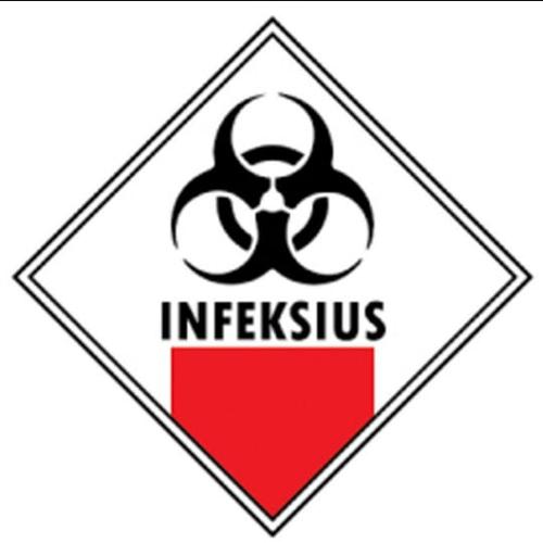 Jual Stiker INFEKSIUS 15X15CM simbol Limbah B3 - Jakarta Utara - SGG ...