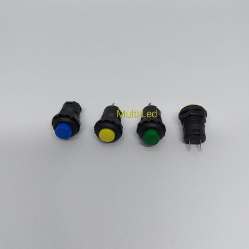 Jual [satuan] Switc push button saklar on 2Pin 2P bulat warna - Merah ...