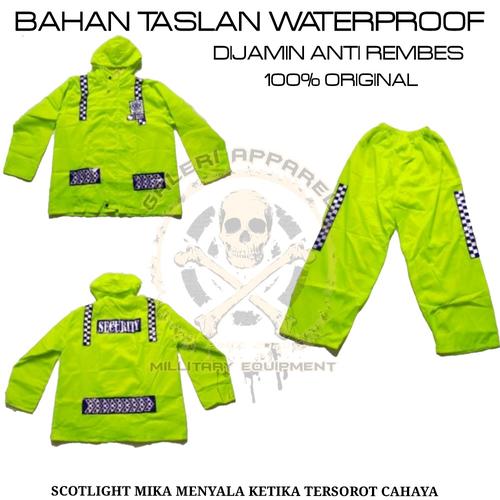 Jual Jas Hujan Security Setelan Satpam - Stabilo Marka, L - Kab ...
